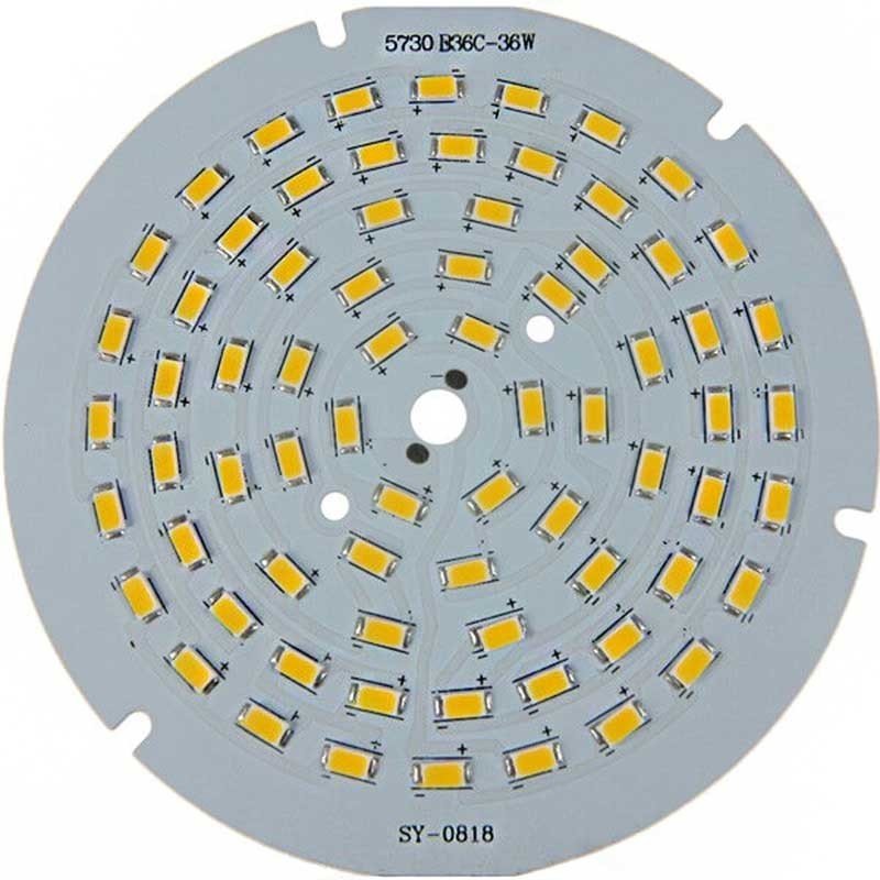 Platine 72 LEDS 5730 de 36 Watts Ø112mm